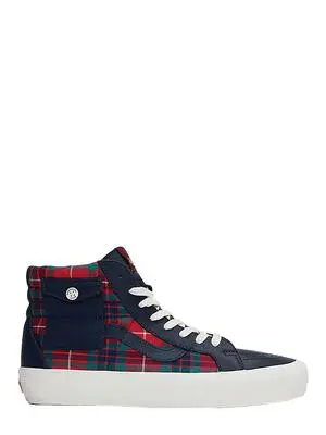 VANS Sk8-hi Pocket Lx1 Baracuta Sneakers - Dress Blues/tartan Plaid/marshmallow