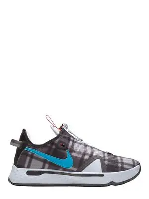 Nike Nike PG 4 Plaid Sneakers Football Grey/laser Blueone-colorlight Smoke Grey