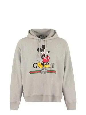 Gucci X Disney Mickey Mouse Hoodie - Grey