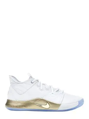 Nike Pg 3 Nasa Sneakers - White/metallic Gold