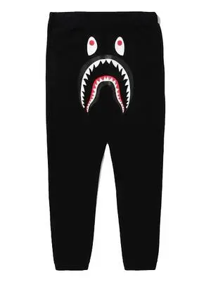 A BATHING APE Abc Camo Shark Sweat Pants - Black