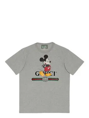 Gucci X Disney Oversized Logoprint T-shirt - Grey