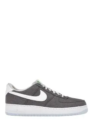 Nike Air Force 1 Low Recycled Canvas Sneakers Iron Grey/white/barely Volt