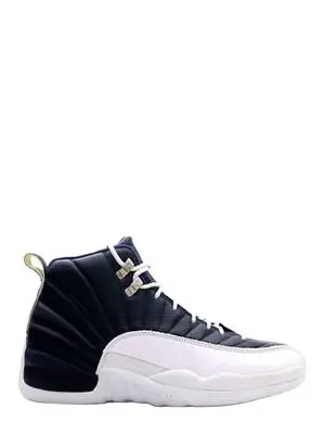 JORDAN 12 Og Sneakers - Obsidian/white/french Blue