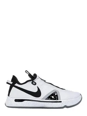 Nike Pg 4 Basketball Sneakers - White/black/pure Platinum