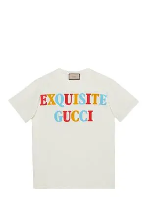 Gucci Oversized Heavy Cotton Jersey T-shirt - Off White