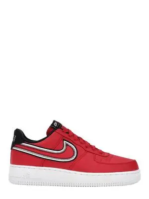 Nike Air Force 1 Low Reverse Stitch Sneakers - University Red/white/black