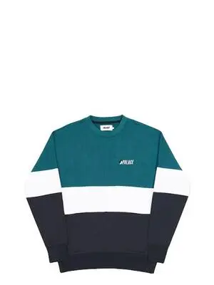 PALACE Blazed Drop Shoulder Crew - Green/white