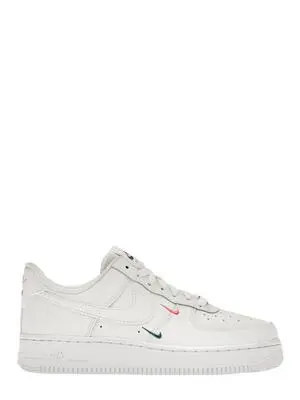 Nike Air Force 1 '07 Essential Double Mini Swoosh Sneakers - Summit White/solar Red