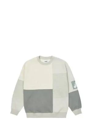 PALACE Colour Block Crew - Grey