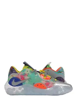 Nike Pg What The Sneakers - Opti Yellow/metallic Silver/total Orange