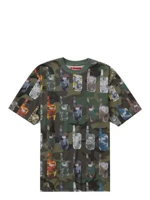Supreme Walkie Talkie Short Sleeve Top Woodland Camo