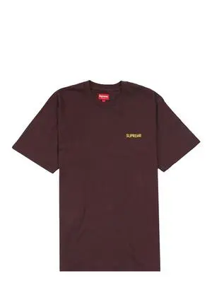 Supreme Washed Capital Short Sleeve Top - Brown