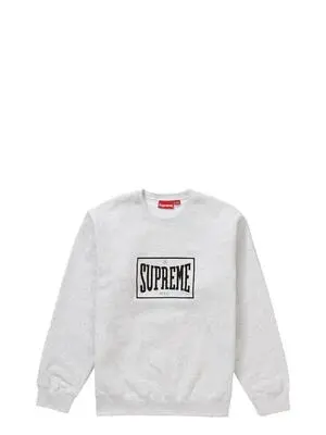 Supreme Warm Up Crewneck Sweatshirt - Ash Grey