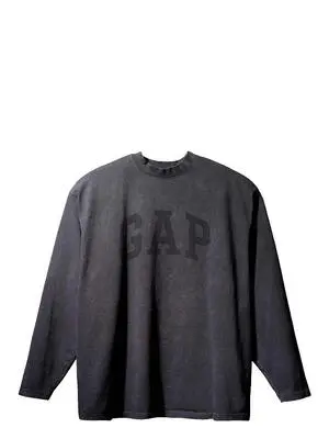 Yeezy Gap Dove Longsleeve Tee Shirt - Washed Black