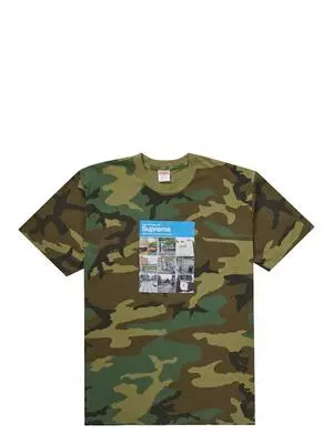 Supreme Verify Tee Shirt - Woodland Camo