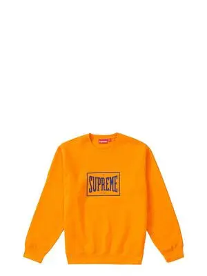 Supreme Warm Up Crewneck Sweatshirt - Orange
