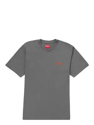Supreme Washed Capital Short Sleeve Top Grey