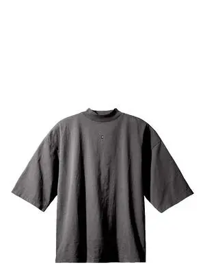 Yeezy Gap Logo 3/4 Sleeve Tee Shirt - Dark Grey