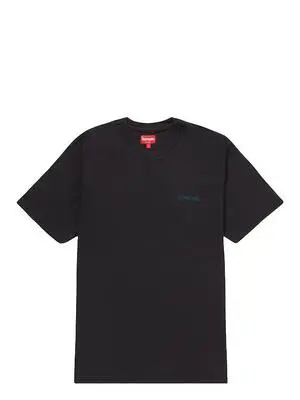 Supreme Washed Capital Short Sleeve Top Black