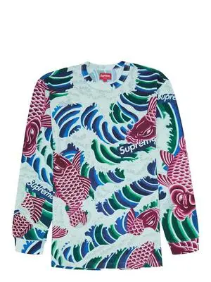 Supreme Waves Long Sleeve Top - Multicolor