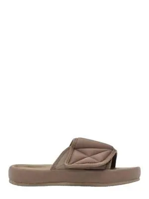 Yeezy Season Fabric Slippers - Khaki