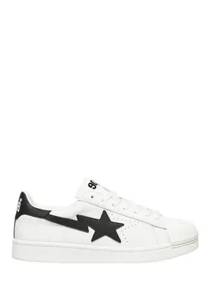 A BATHING APE Skull Sta Sneakers - White/black
