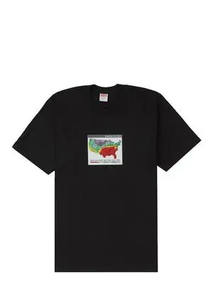 Supreme Weather Tee Shirt - Black