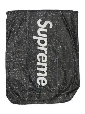 Supreme Waterproof Reflective Speckled Backpack - Black