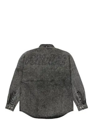 PALACE Denim Bossy Shirt - Washed Black