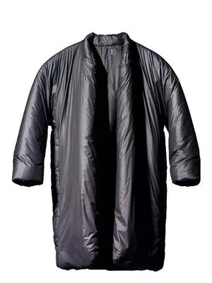 Yeezy Long Round Jacket - Black