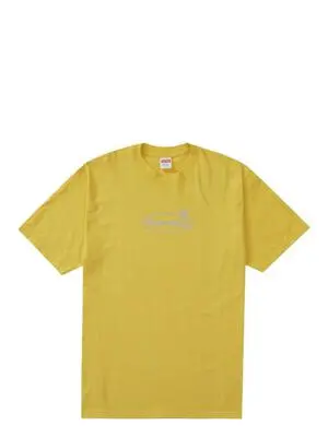 Supreme Warning Tee Shirt - Yellow