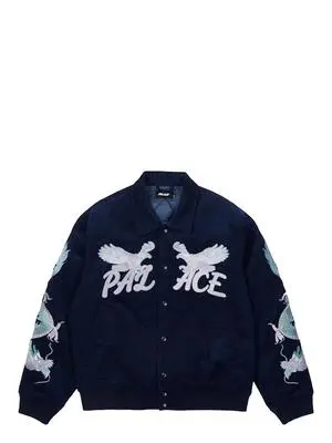PALACE Double Dragon Tour Jacket - Navy Blue