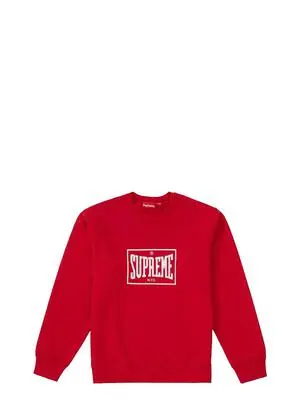 Supreme Warm Up Crewneck Sweatshirt - Red