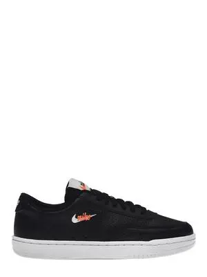 Nike Vintage Court Premium Sneakers - Black/total Orange/white