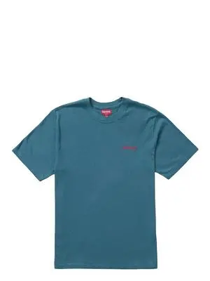 Supreme Washed Short Sleeve Tee Shirt Aqua