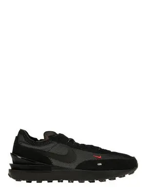 Nike Waffle One Reflective Sneakers - Black/grey/red