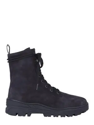 Yeezy Suede Combat Boots - Graphite