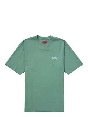Supreme Washed Script Short Sleeve Top Sage