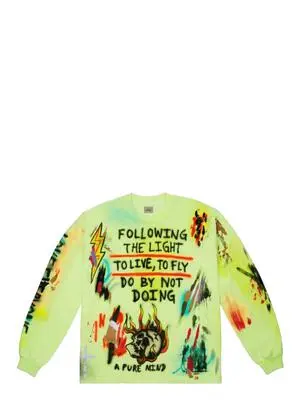 Yeezy Wes Lang Wyoming Long Sleeve Tee Shirt - Frozen Yellow