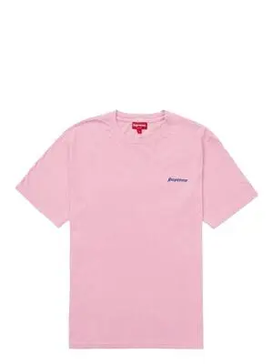 Supreme Washed Short Sleeve Tee Shirt Light Purple