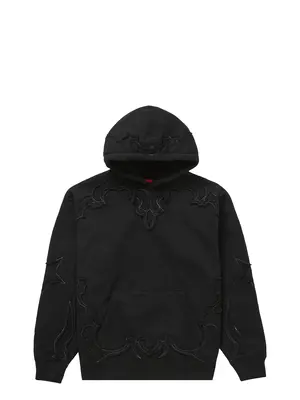 Supreme Western Cut Out Hooded Sweatshirt - Black