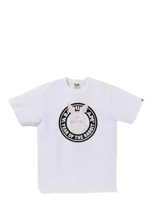 A BATHING APE Year Of The Rabbit Ape Head Tee Shirt - White