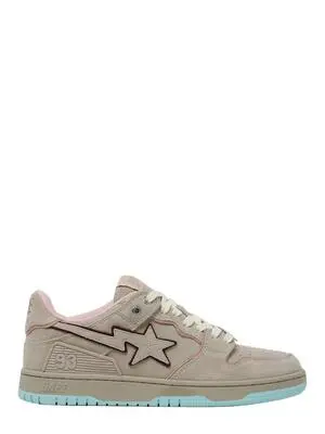 BAPE A Bathing Ape SK8 Sta BAPY Sneakers Sand Wash/pink/blue