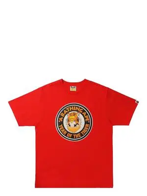 A BATHING APE Year Of The Tiger Tee Shirt - Red