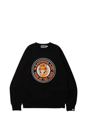 A BATHING APE Year Of The Tiger Crew - Black