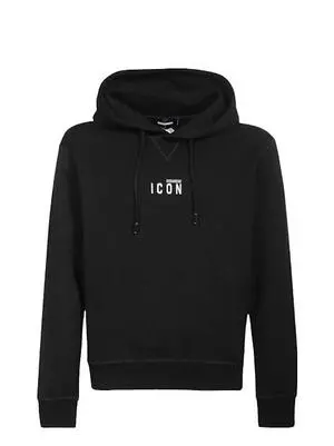 Dsquared2 Mini Be Icon Hoodie - Black/white