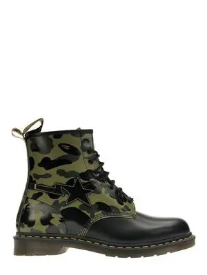 Dr. Martens 1460 Zip A Bathing Ape Boots - Camouflage
