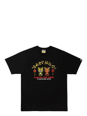A BATHING APE Year Of The Tiger Baby Milo Tee Shirt - Black