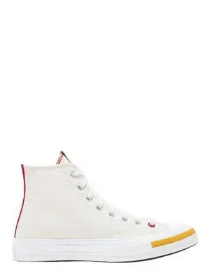 CONVERSE Chuck Taylor All Star 70 Hi Clot Sneakers - White/red/gum